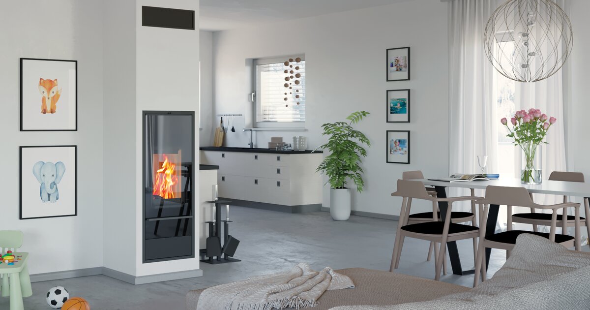 KINGFIRE LINEARE SC - Der platzsparende Design-Kaminofen
